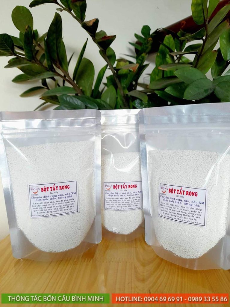 Thuốc tẩy rong rêu trên nền xi măng - [TOP 5] loại tốt nhất